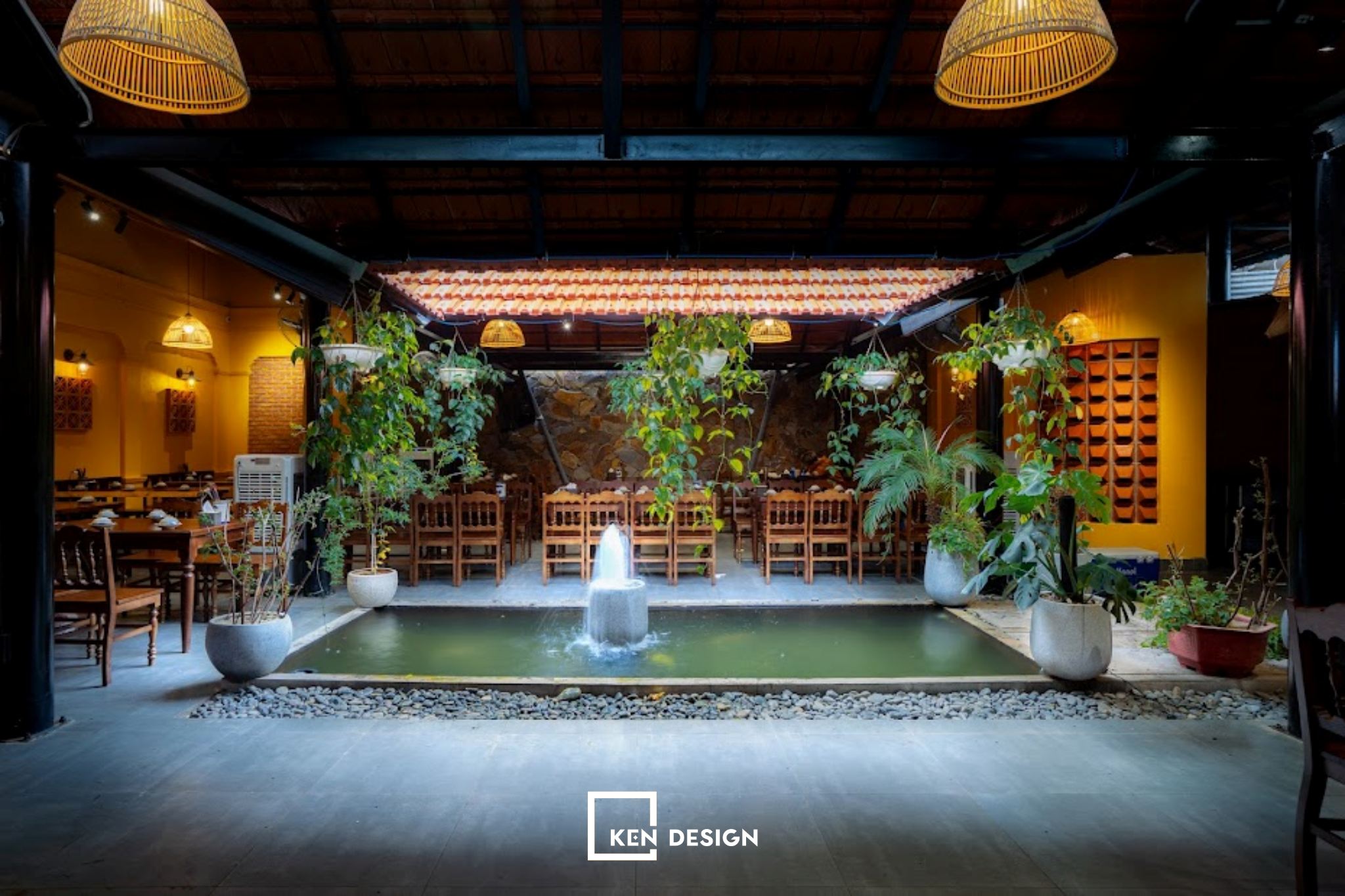 Dự án thi công nhà hàng lẩu cá kèo miền Tây tại Hà Nội | Kendesign